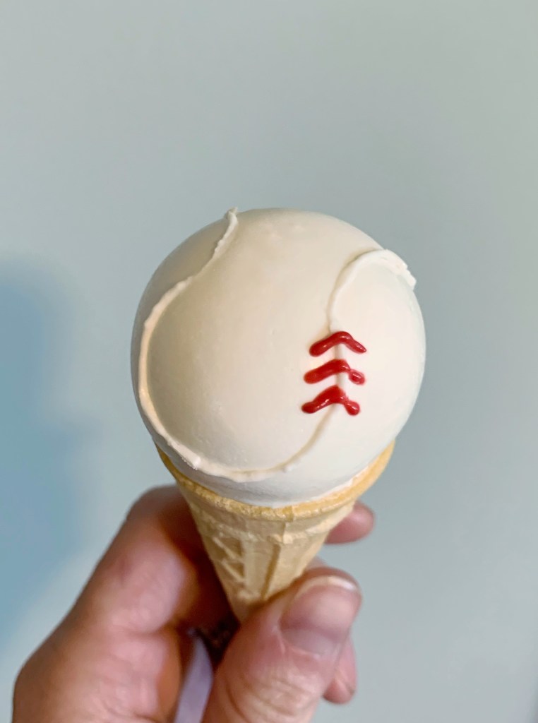 Baseball Ice Cream Cone Cake Pops – Dipped – Lehigh Valley